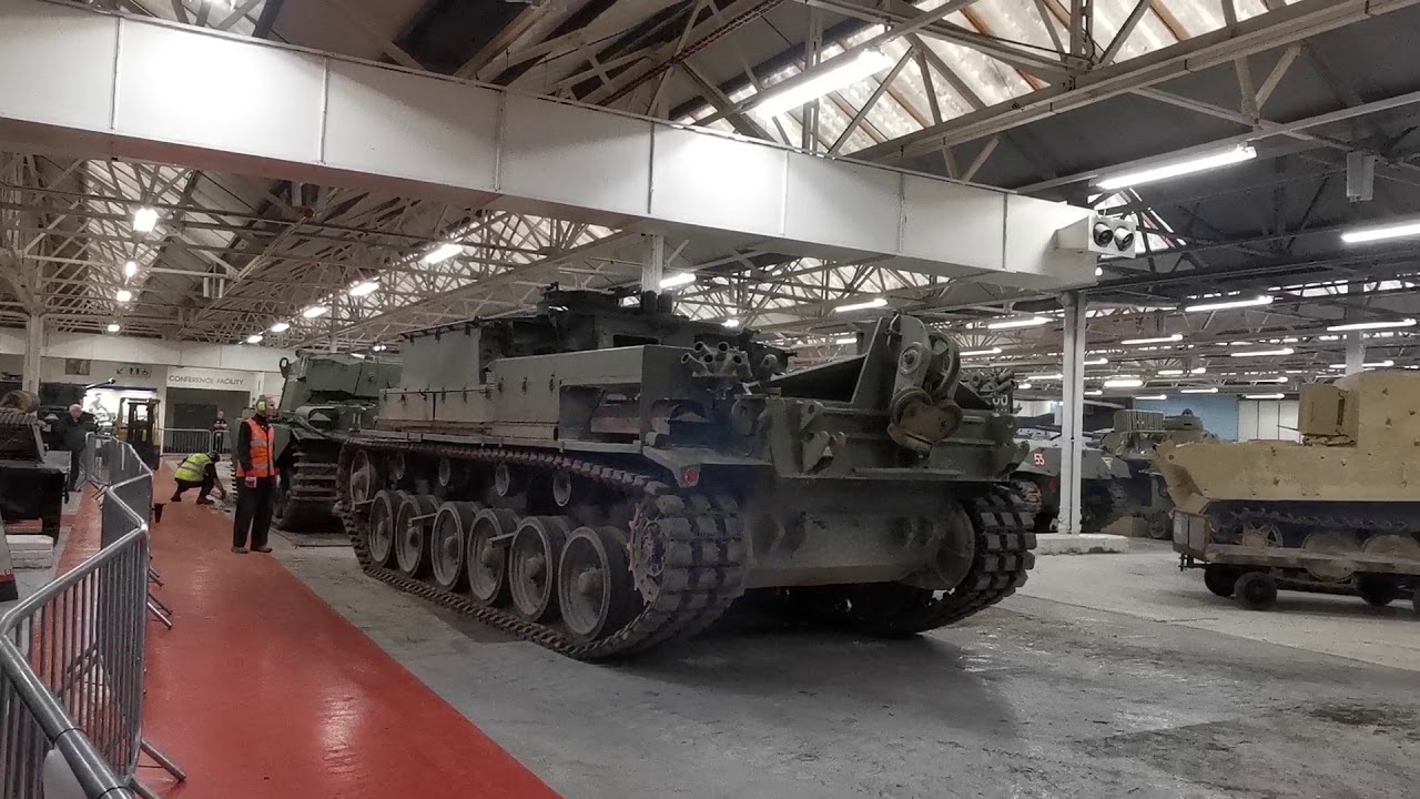 Moving the Centurion at the Tank Museum Nov 2019 - YouTube