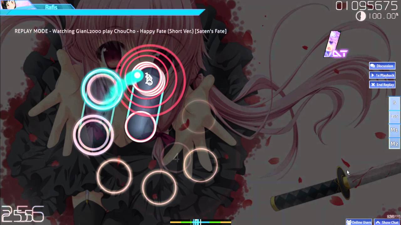 Osu! | ChouCho - Happy Fate (Short Ver.) [Saten's Fate] + DT - YouTube