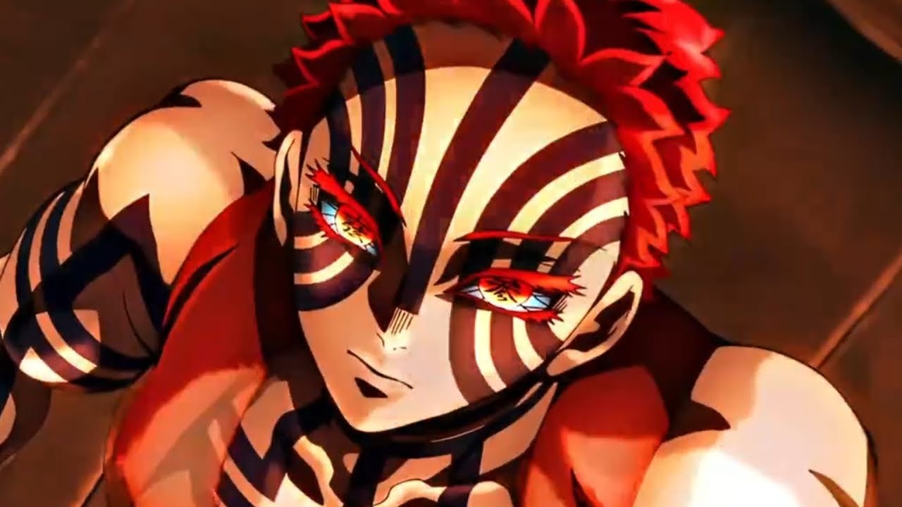 DEMON SLAYER SEASON 3 DEMON AKAZA ATITUDE 😈VIDEO UPPER RANK 3 DEMON ...