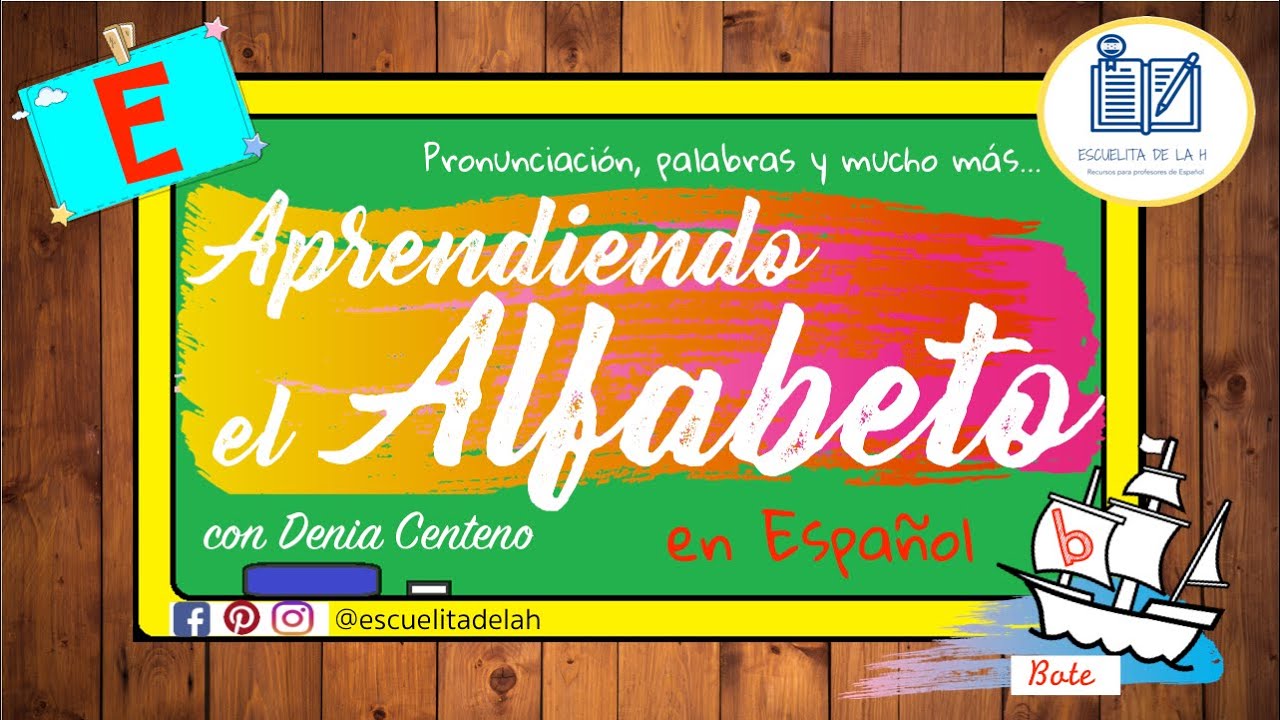 El Alfabeto - Abecedario en Español, Aprendiendo el Alfabeto en Español ...