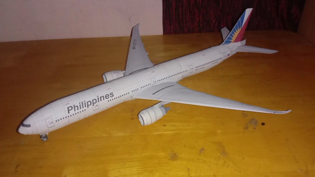 Philippine Airlines Boeing 777-300ER Papercraft #2nd | Alvarez ...