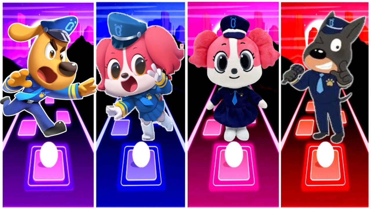 Sheriff Labrador 🆚 Sheriff Papillon 🆚 Sheriff Baby bus 🆚 Sheriff Dobie ...