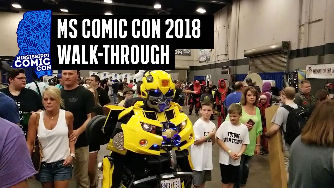 Mississippi Comic Con 2018 Walk-through - YouTube