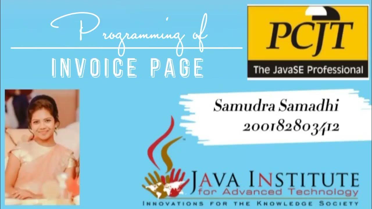 Web Project Task 32 | 1st Year | Semester 01 | Java Institute | Samudra Samadhi - YouTube