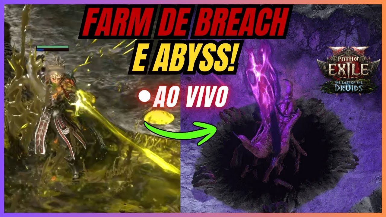 POE 2 0.4🚨REROLL PATHFINDER 🚨 BREACH E ABYSS TÃO PAGANDO BEM! 🚨 - YouTube