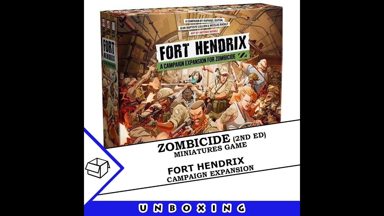 Zombicide: 2nd Edition - Fort Hendrix (campaign expansion) --Part 2 ...