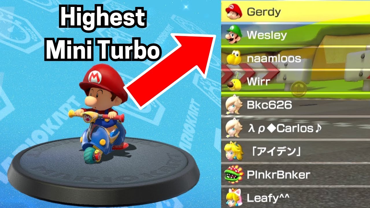 How Good is the Highest Mini Turbo Combo in Mario Kart 8 Deluxe? - YouTube