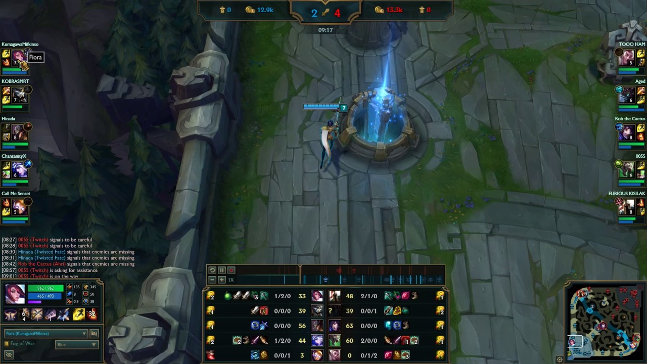 Fiora: Play passive, carry - YouTube