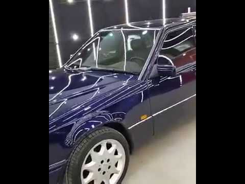 W124 Blue Metalic Mercedes Benz. - YouTube
