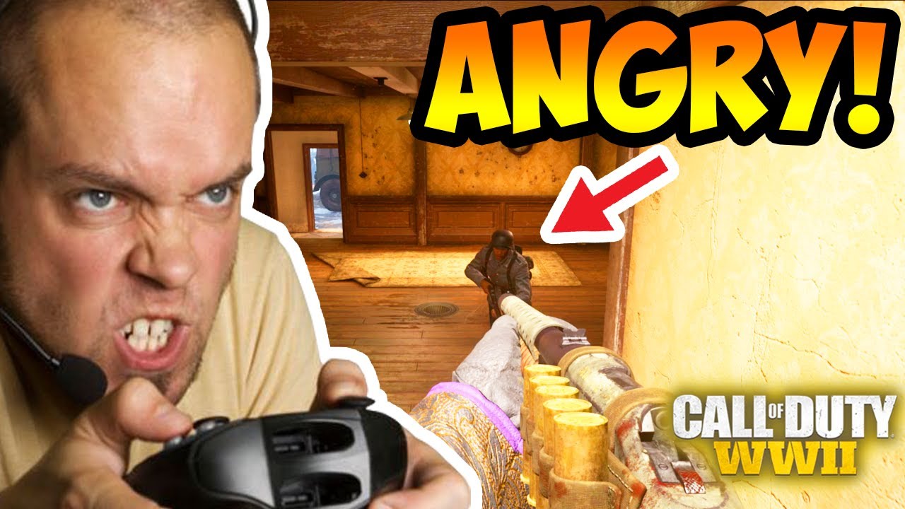 The ANGRIEST Player in COD WW2... (COD WW2 Trash Talker) - YouTube