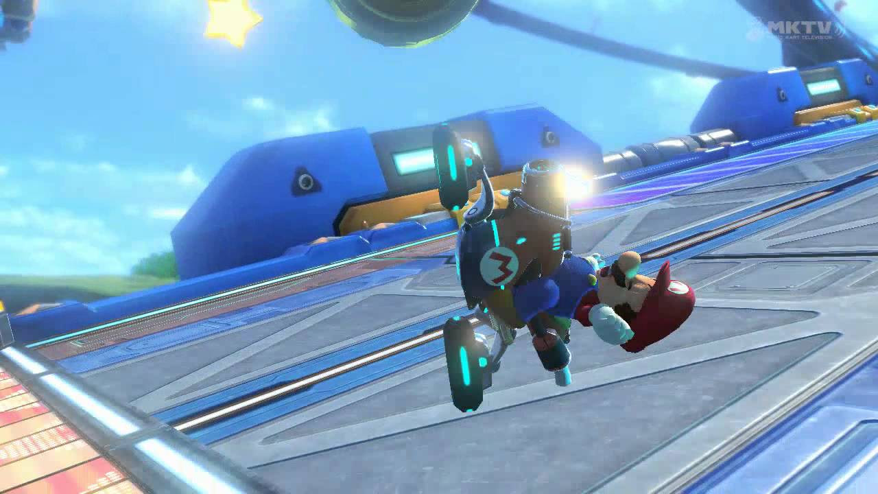 Wii U - Mario Kart 8 - Big Blue - YouTube