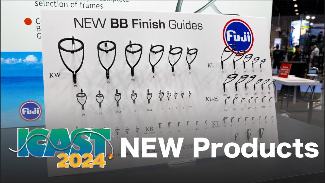 ICAST 2024 New Product Releases from Fuji and Anglers Resource! - YouTube