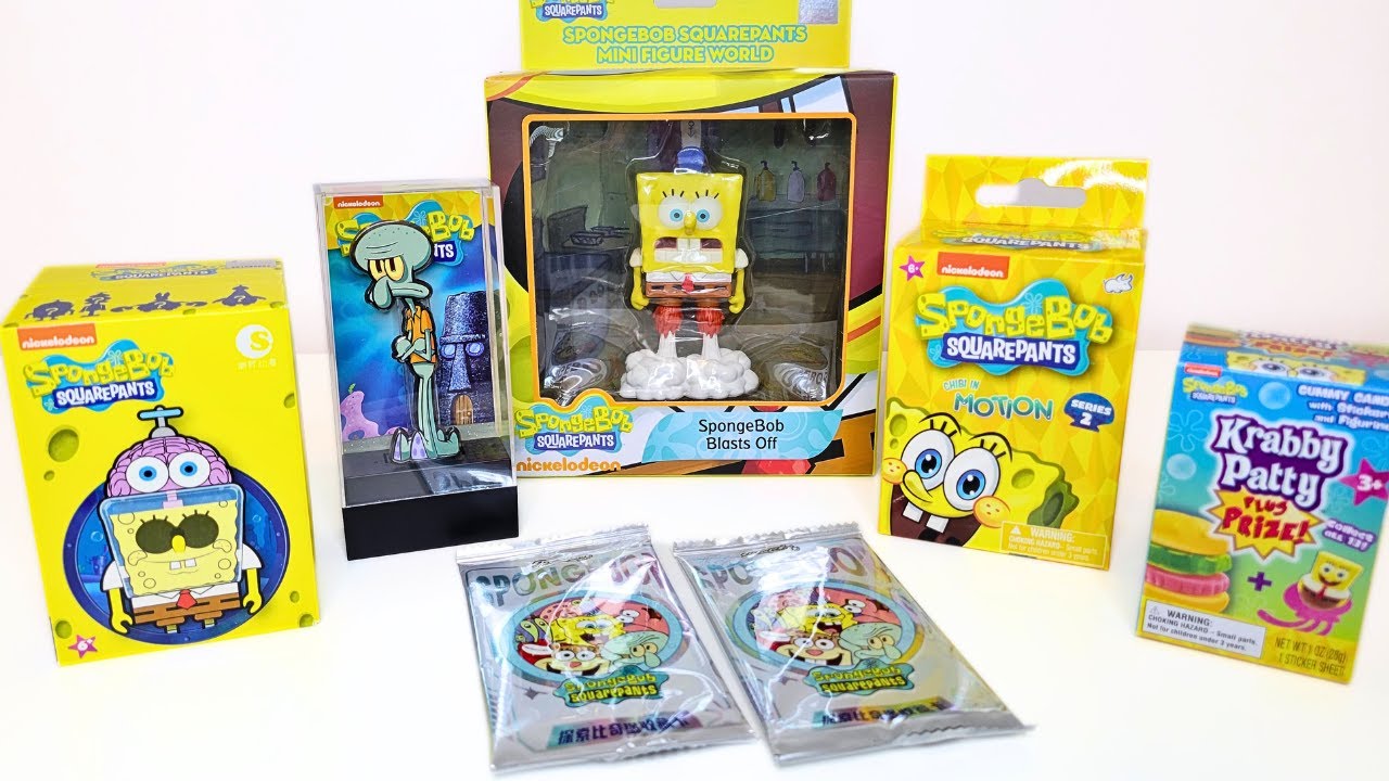 SpongeBob SquarePants Mystery ASMR Unboxing ⭐🎉 | Figures, Collector ...