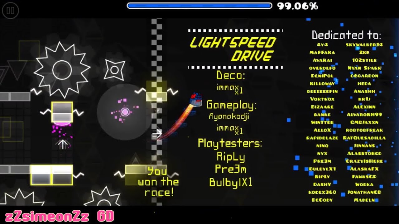 Lightspeed Drive By ImMaxX1 (Medium Demon) Geometry Dash Mobile - YouTube