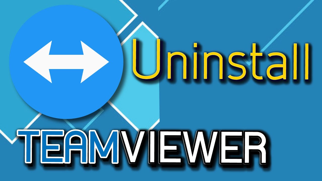 การ Uninstall โปรแกรม TeamViewer by -Genius Group- - YouTube