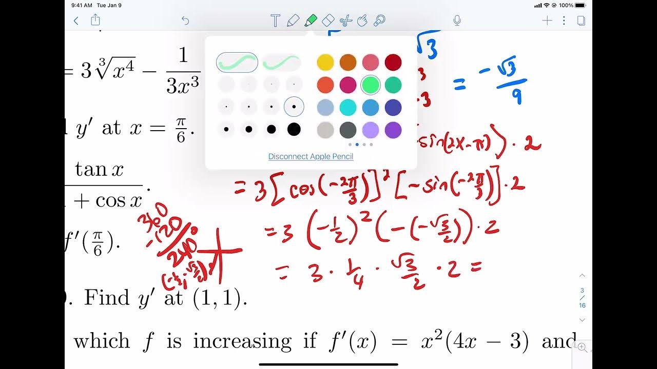 AP Calculus 1 Final Review Part 3 - YouTube