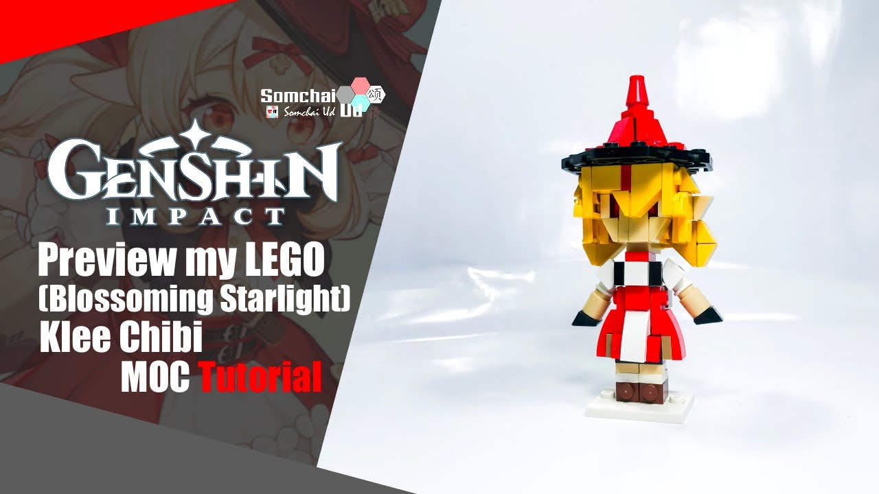 LEGO Genshin Impact Klee (Blossoming Starlight) Chibi MOC Tutorial ...