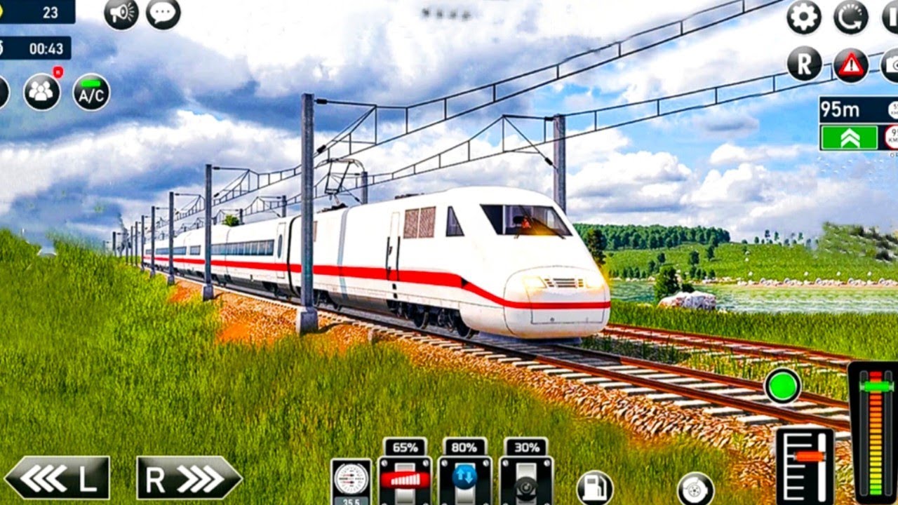 Railway Train Simulator Game | City Train Driving Game - YouTube