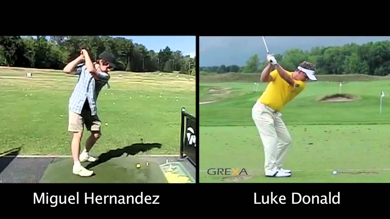 Slow Motion Golf Swing: Beginner vs Pro - YouTube