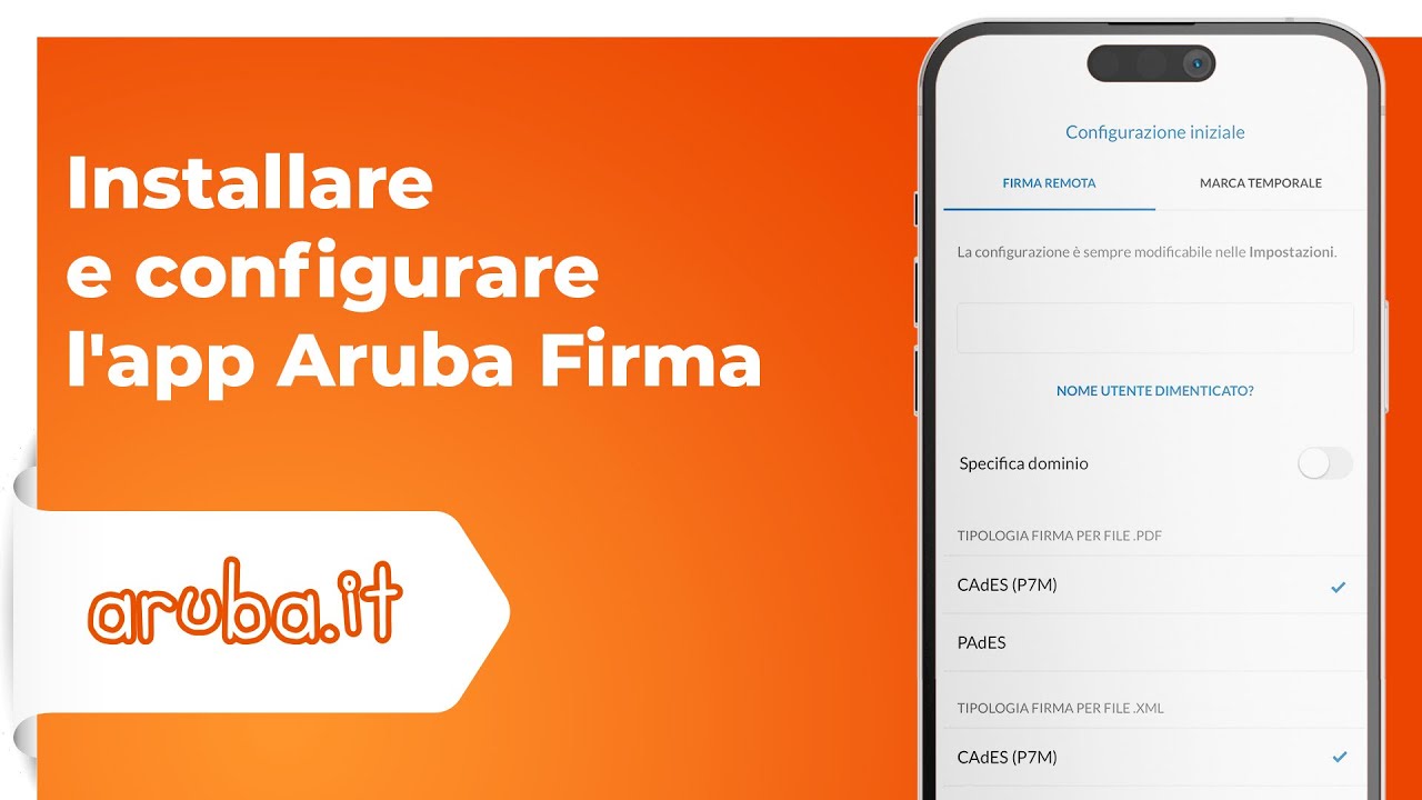 Installare e configurare l'app Aruba Firma - YouTube