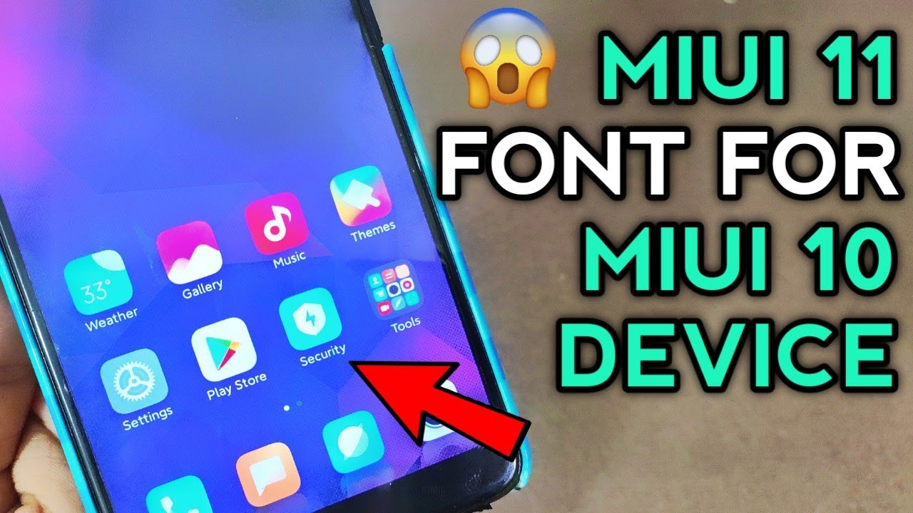 MIUI 11 FONT FOR ALL MIUI 10 DEVICES | MIUI 11 Font for Any Xiaomi ...