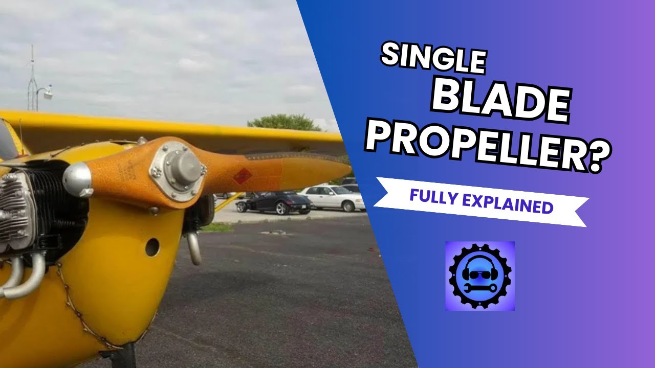 The Single Blade Aircraft Propeller! - YouTube