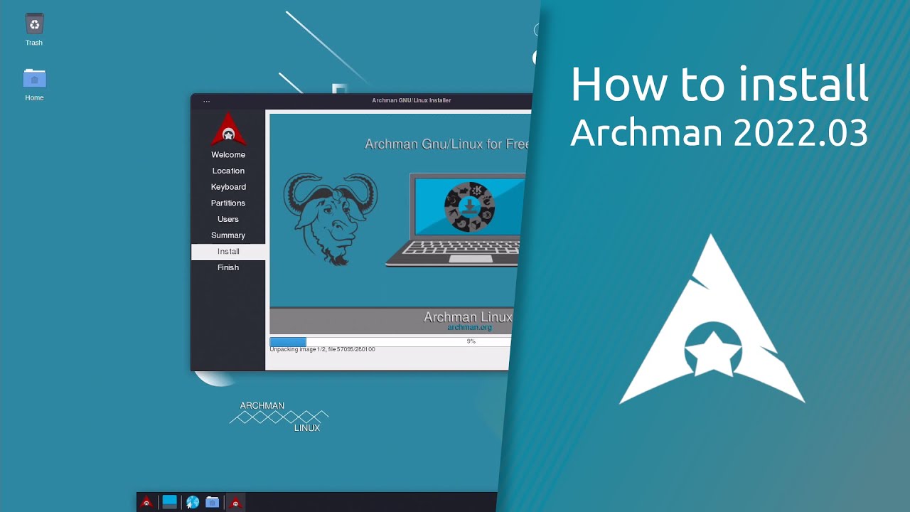 How to install Archman 2022.03 - YouTube
