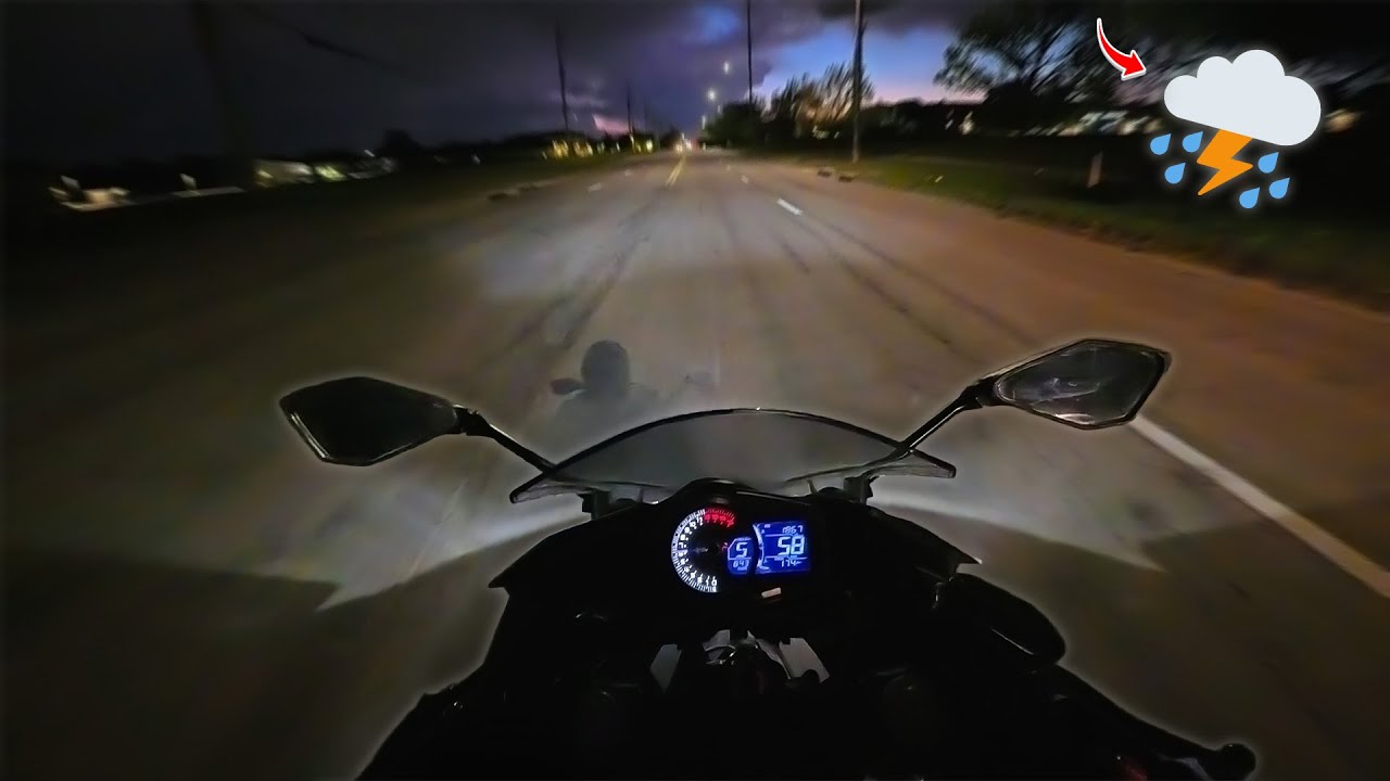 POV Ninja 400 | Avoiding the Storm! - YouTube