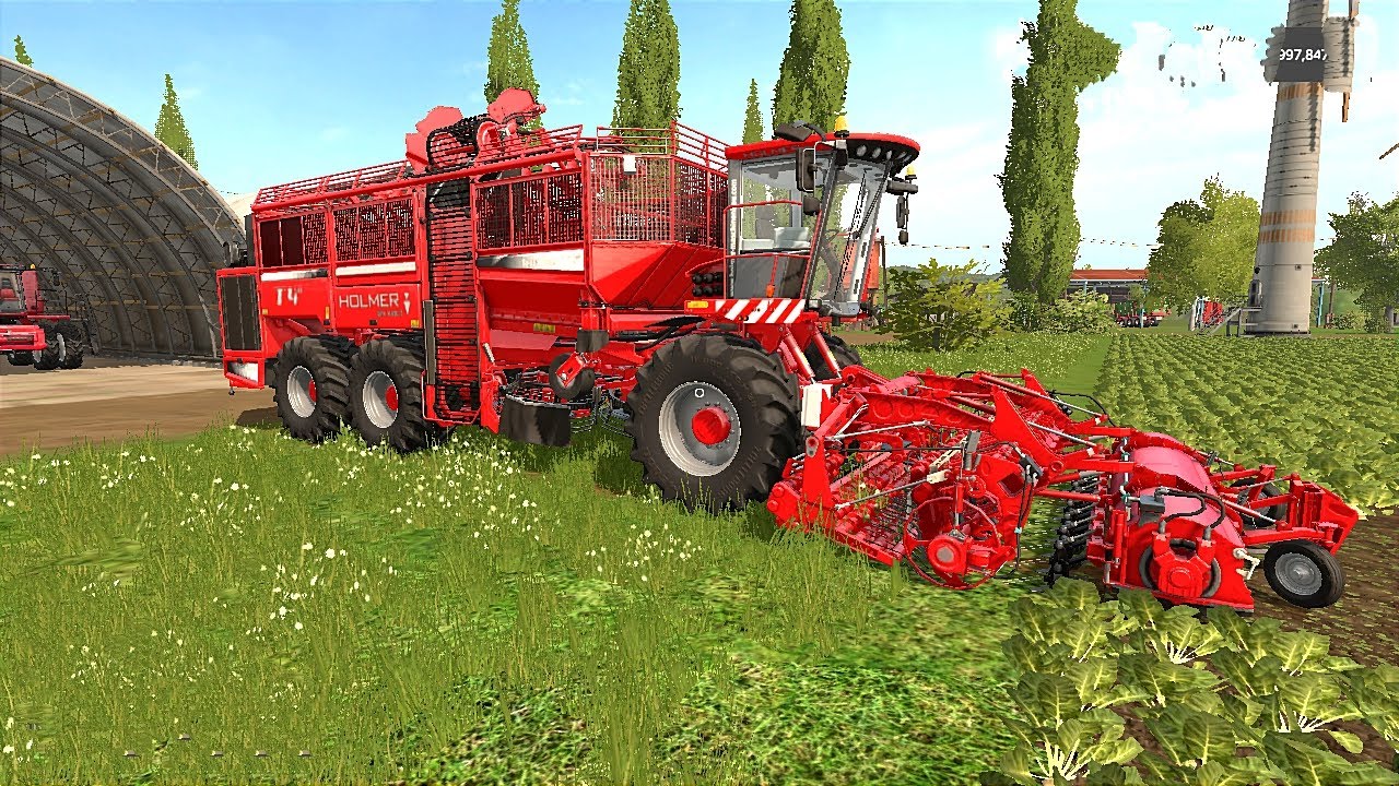 Sugar beet machine harvesting beet in fs 22 🚜🌾. #viral #farming #fypシ ...