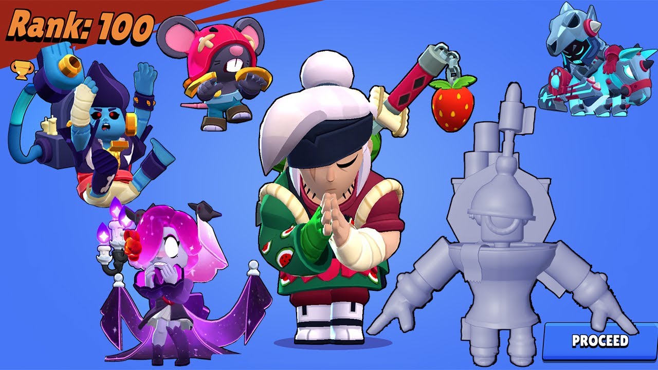 All 84 Brawlers + New Skins Losing Animations in Brawl Stars - YouTube