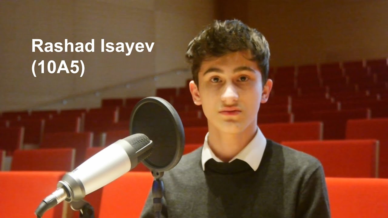 Rashad Isayev (10A5). ADAlilar Magazine Podcast Competition. - YouTube