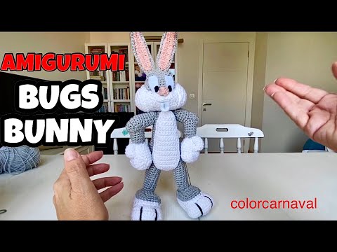 ENG-ESP-TUR AMIGURUMI BUGS BUNNY - 5 | 45 LANGUAGES SUBTITLES ON