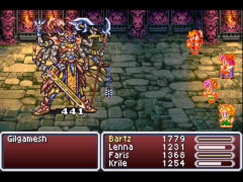 Let's Play Final Fantasy V Advance #35 - Gilgamesh's Plight - YouTube