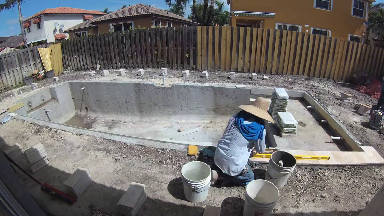 Coping:Tile Install Timelapse - YouTube