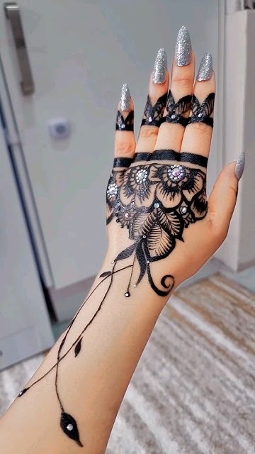 Arabic Sudanese Style Henna Design حنةسودانية Mehndi حنة Shorts Satisfying خليجيه حلو