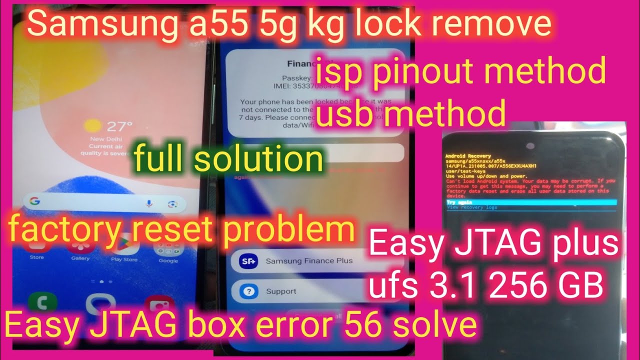 samsung a556e kg lock remove |Samsung A55 5g kg unlock isp pinout ...