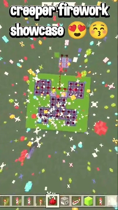 Creeper firework showcase in Minecraft#shorts - YouTube