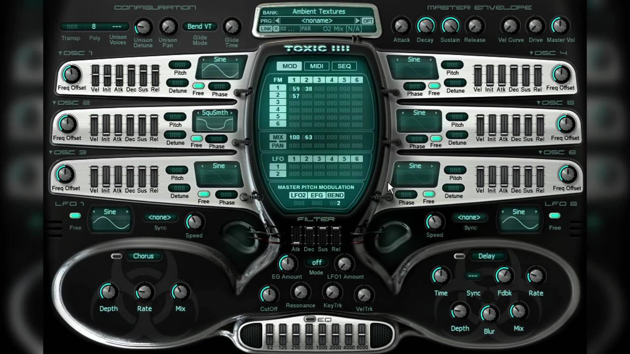 Toxic Biohazard Three - FM Synthesis & The Matrix - YouTube