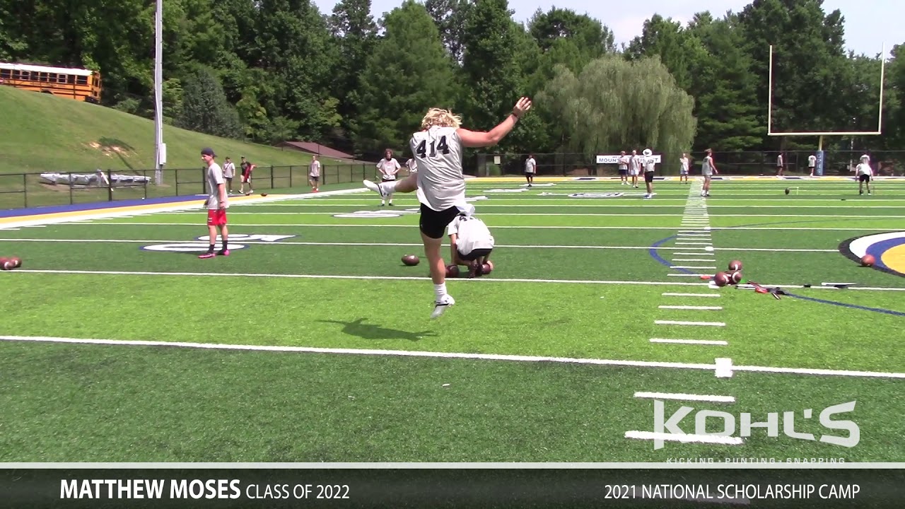 Matthew Moses 2021 Scholarship Camp - YouTube