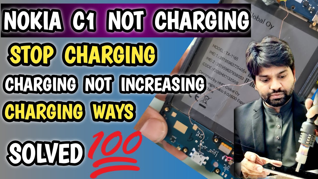 Nokia C1 Not Charging | How To Fix Nokia C1 Charging Problem | Za ...