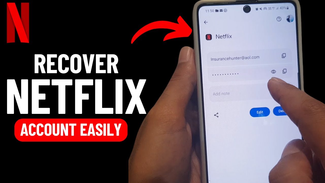 How to Find your Netflix Password if you Forgot it - YouTube