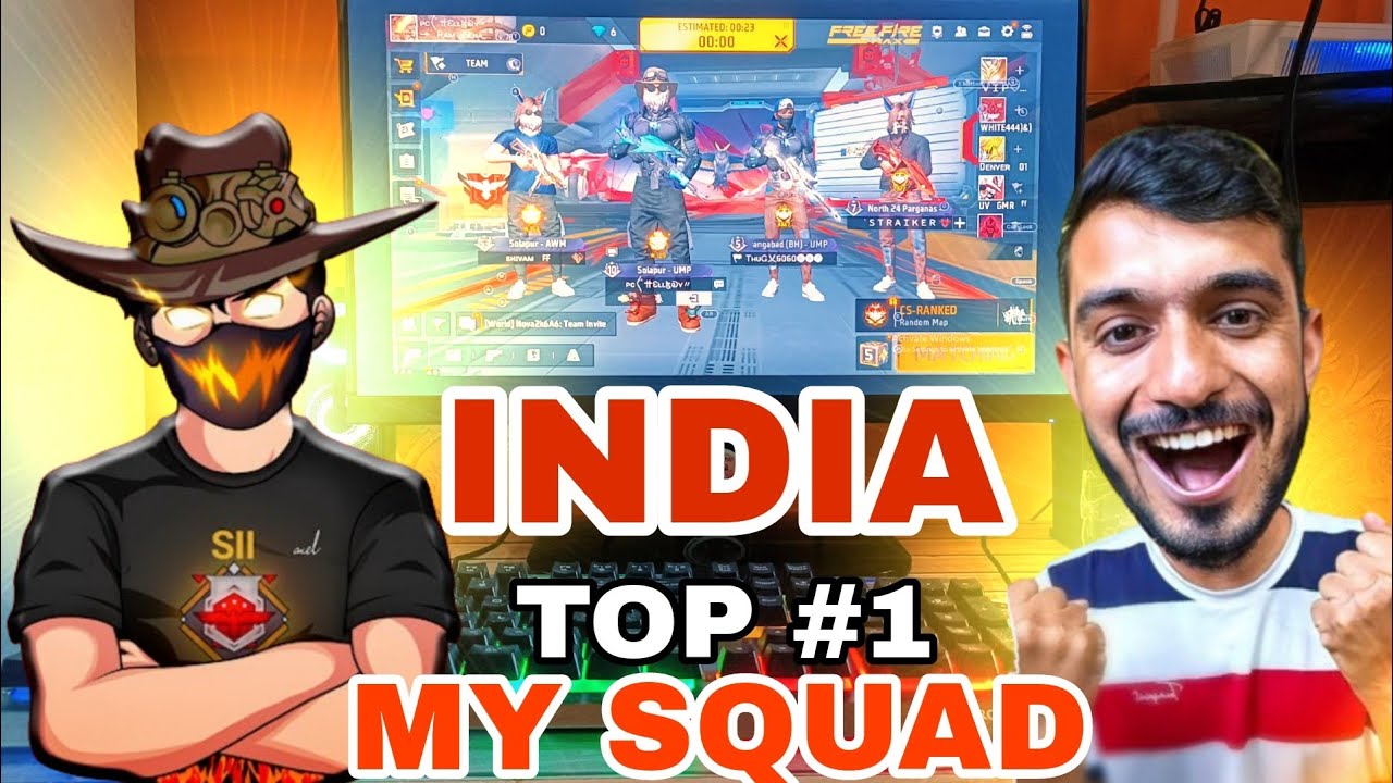 CS INDIA TOP 1 BOSS ARMY COMING IN MY GAME CS RANK PUSH@BossArmy# ...