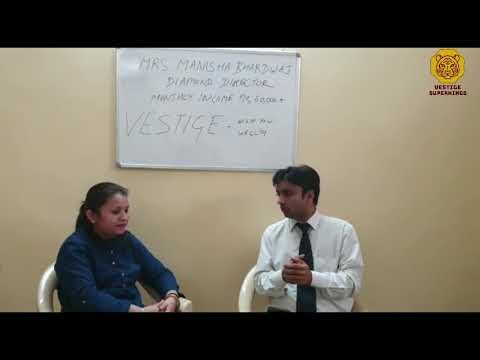 Manisha Bhardwaj Diamond Director Vestige Earning 60K+ Per Month - YouTube