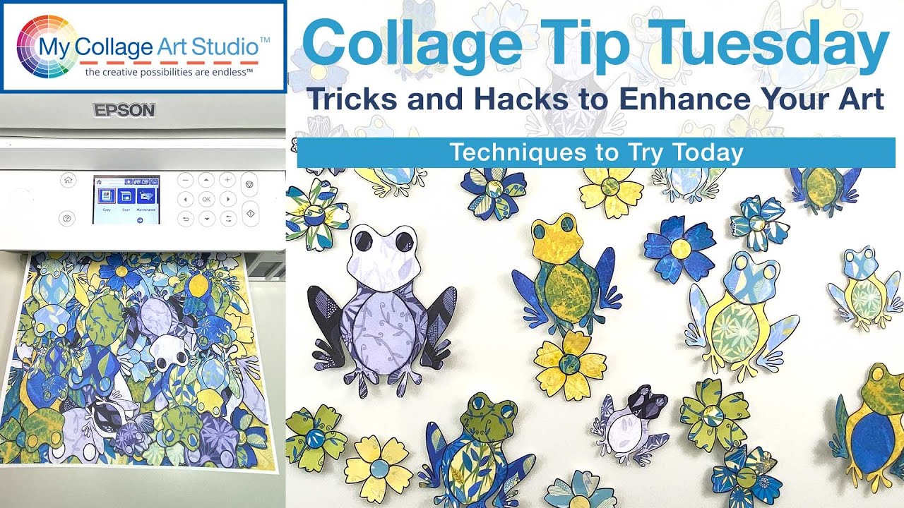 🎨 Collage Tip Tuesday (Bundle 01, Wk 3): Create Unique Collage Papers ...