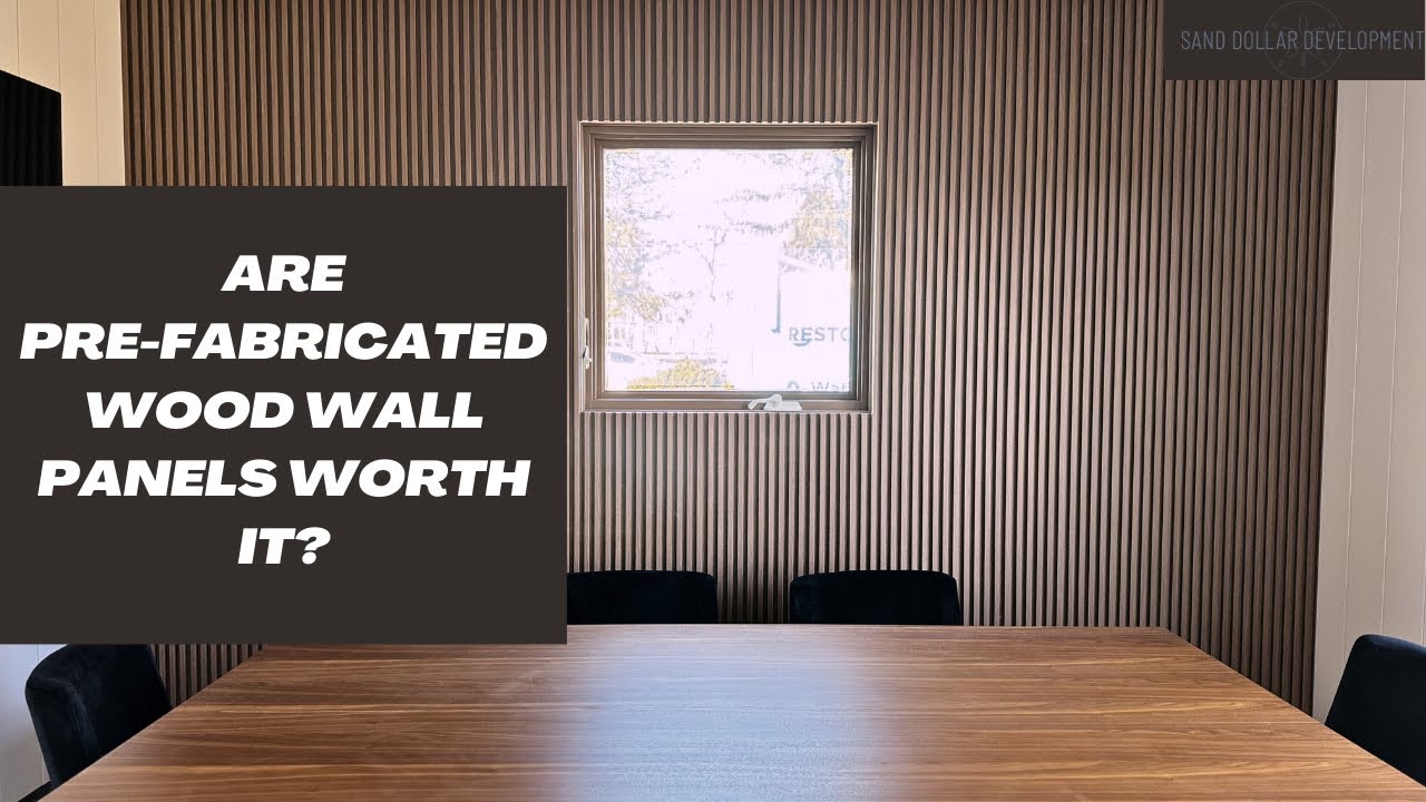 Are pre-fabricated wood wall panels worth it? - YouTube