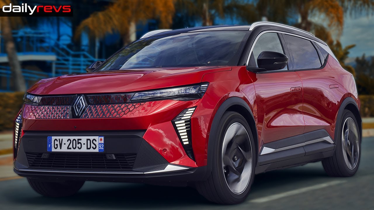 2024 Renault Scenic E-Tech | Flame Red | Driving & Design Details ...