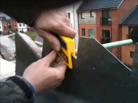 How to install lead step flashing. - YouTube