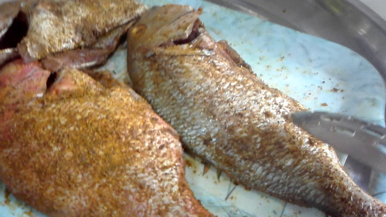 pritong isda hipon at yellow rice.. - YouTube