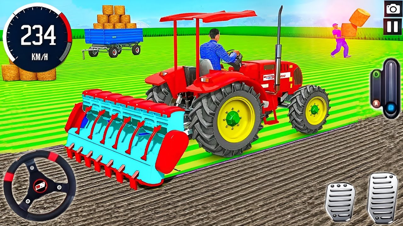 Indian Tractor Farming Driving Simulator 3D - Real Transport ...