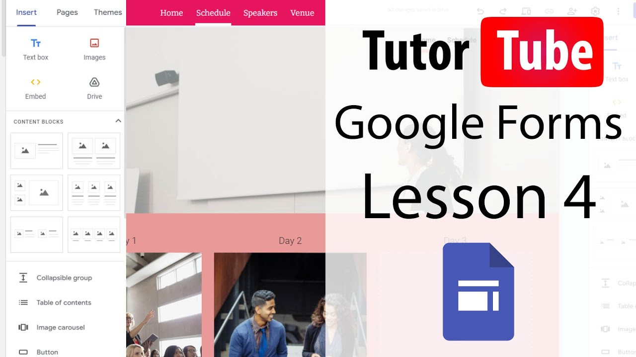 Google Sites Tutorial - Lesson 4 - Header Type and Cover Image - YouTube